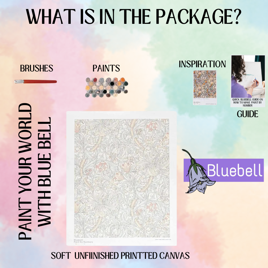 Bismillah calligraphy paint by number – Bluebell Shop